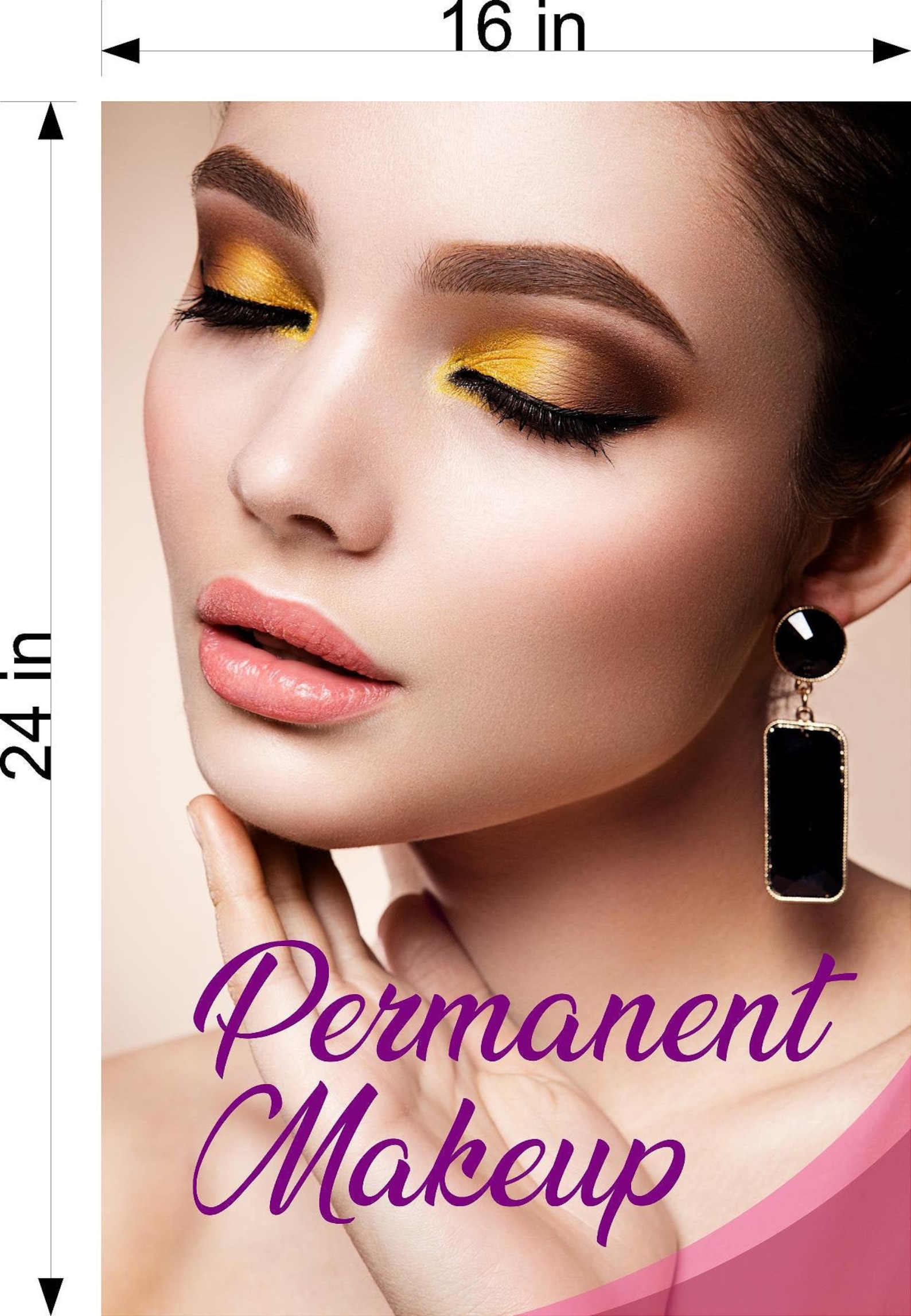 Permanent 14 Photo-realistic Paper Poster Interior Inside Sign Wall ...