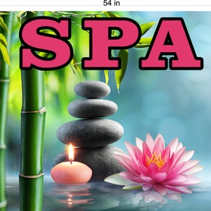 Spa 09 Photo-realistic Paper Poster Premium Interior Inside Sign ...