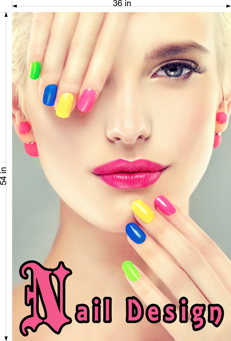 Nail Design 03 Perforated Mesh One Way Vision Window See - Etsy