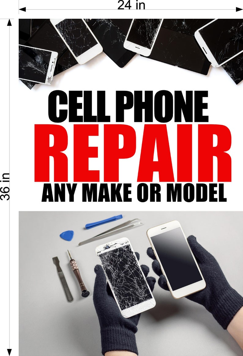 Phone Repair 03 Photo-realistic Paper Poster Premium Interior Inside ...
