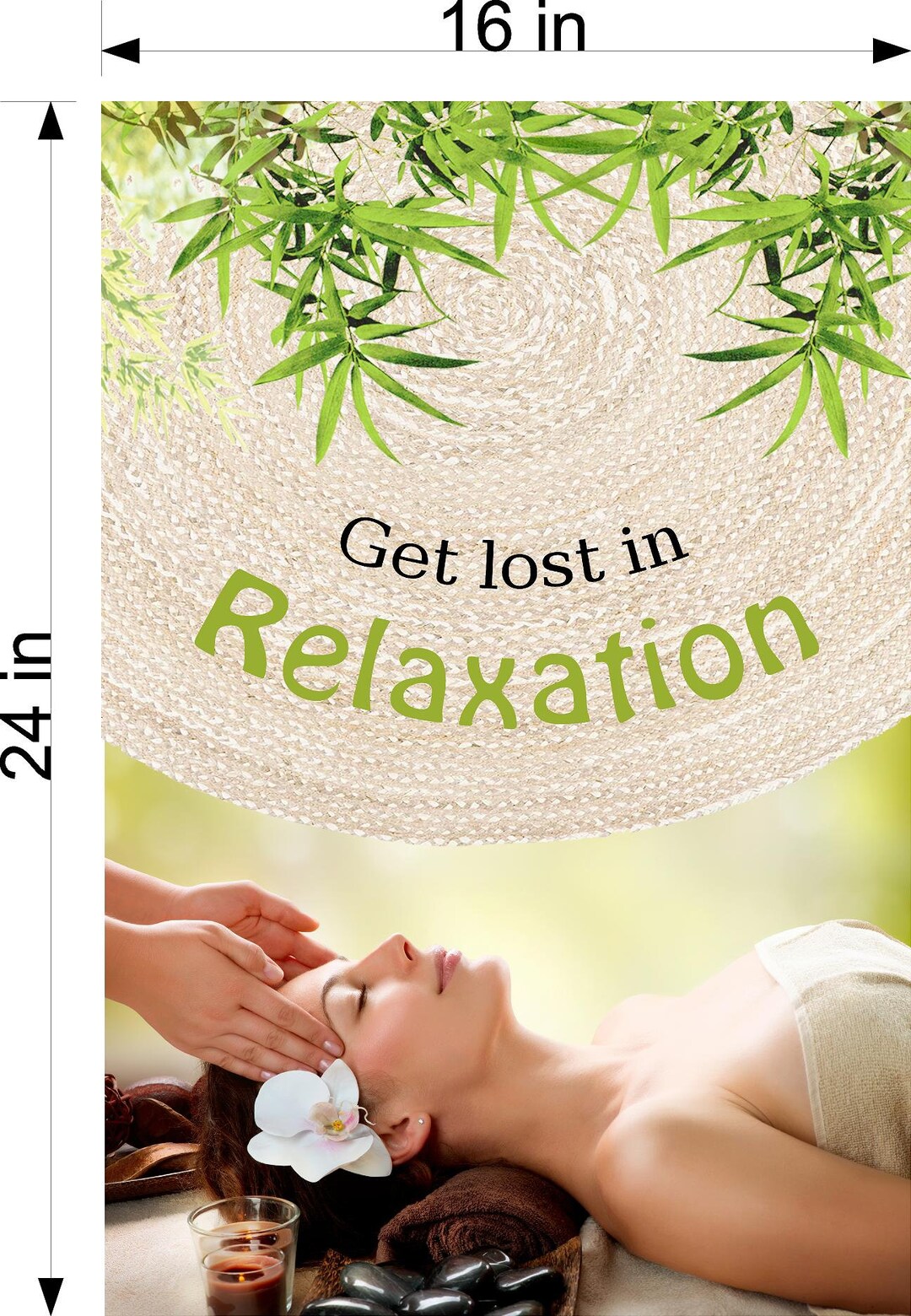 Massage 13 Photo-realistic Paper Poster Premium Interior Inside Sign ...