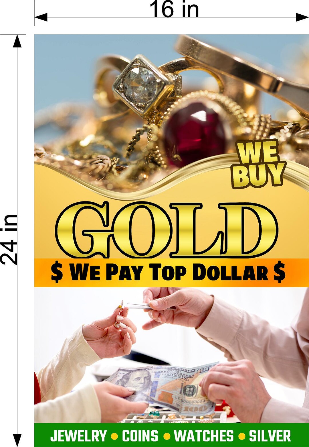 Pawn Shop 01 Photo-realistic Paper Poster Premium Interior Inside Sign ...
