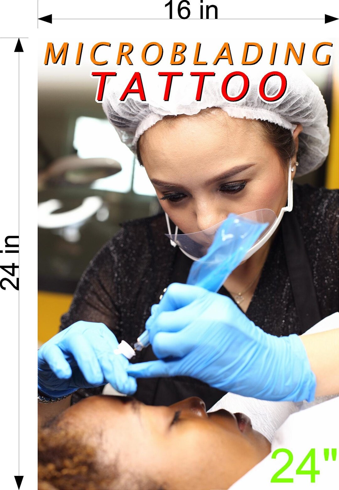 Microblading 02 Photo-realistic Paper Poster Premium Interior Inside ...