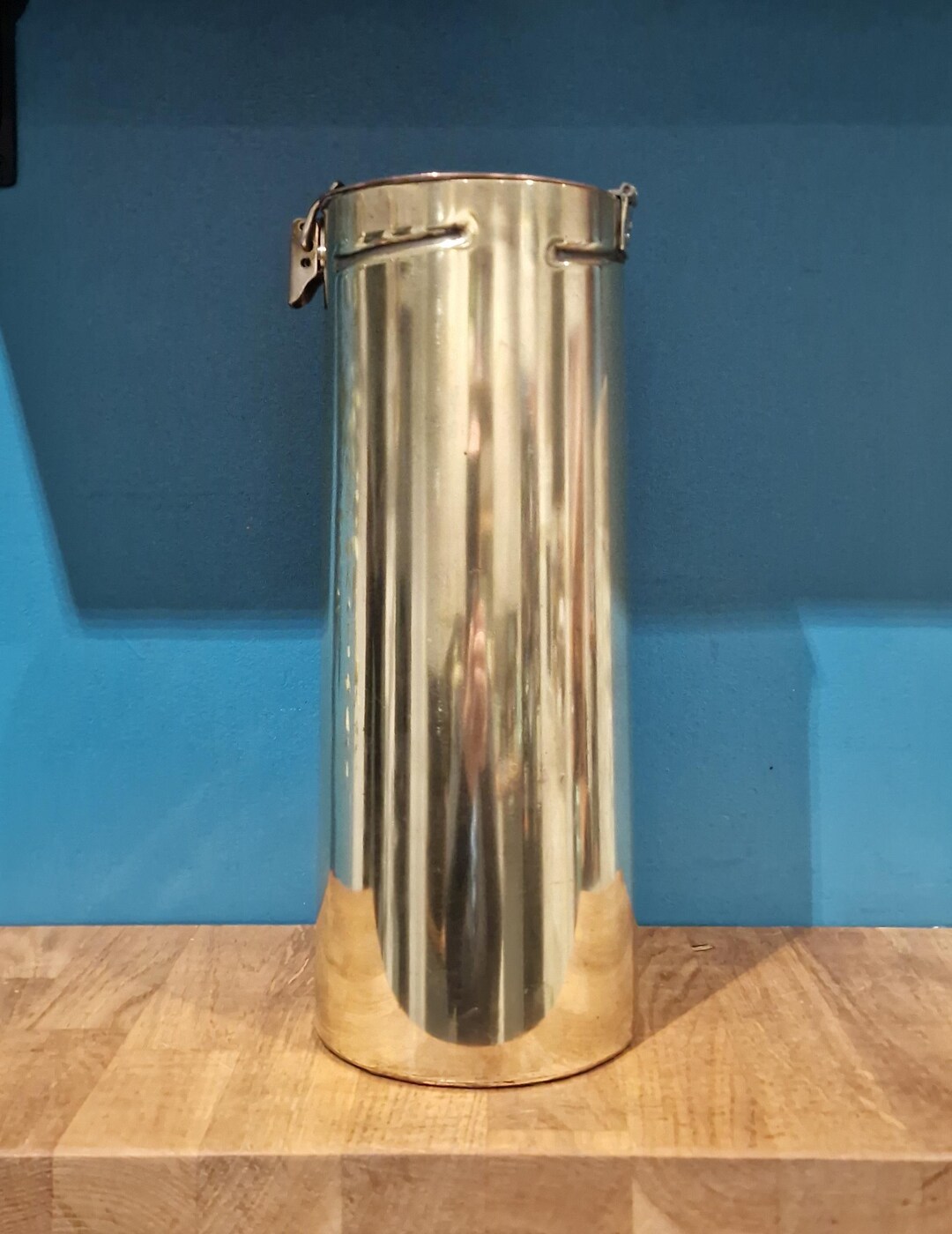 Vintage Brass Shell Money Box Military Trench Art, Collectable, Large ...