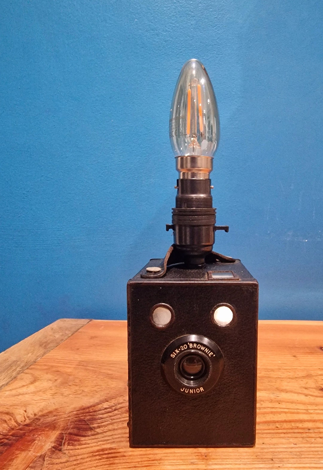 Vintage Six-20 Box Brownie Junior Camera Lamp, Lampe de table, Lampe de ...