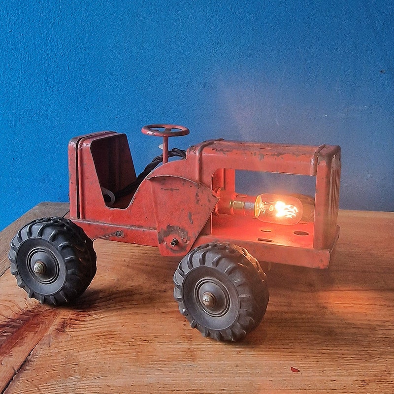 Upcycled Lamp - Etsy UK