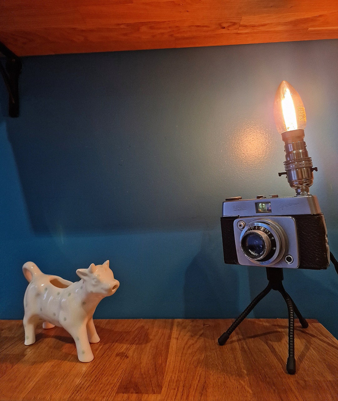 Ilford Sportsman Camera Table Lamp, Desk Lamp, Tripod, Cool Funky ...