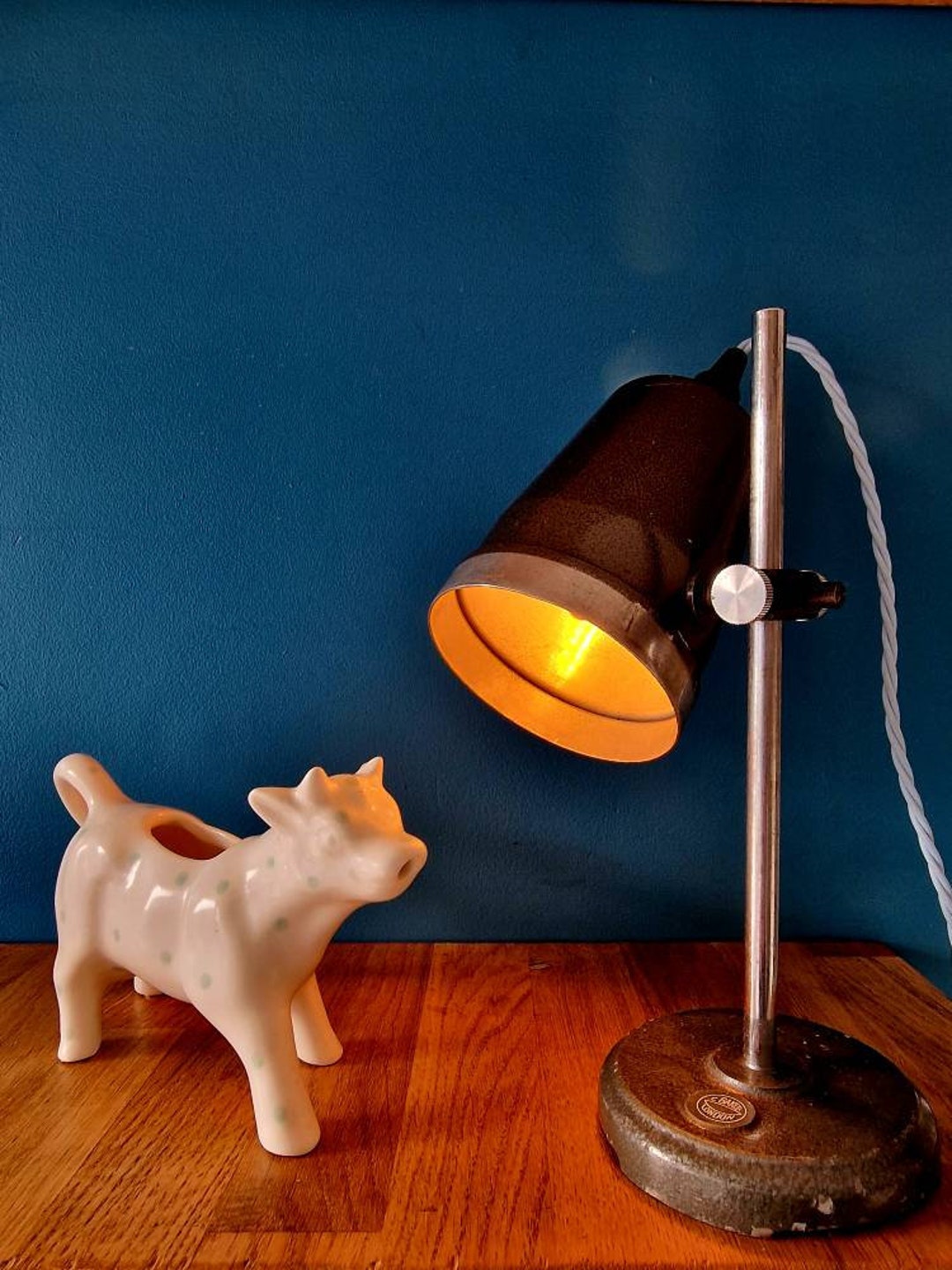 Mid-century C Baker Vintage Laboratory Lamp, Table Lamp, Home Office ...