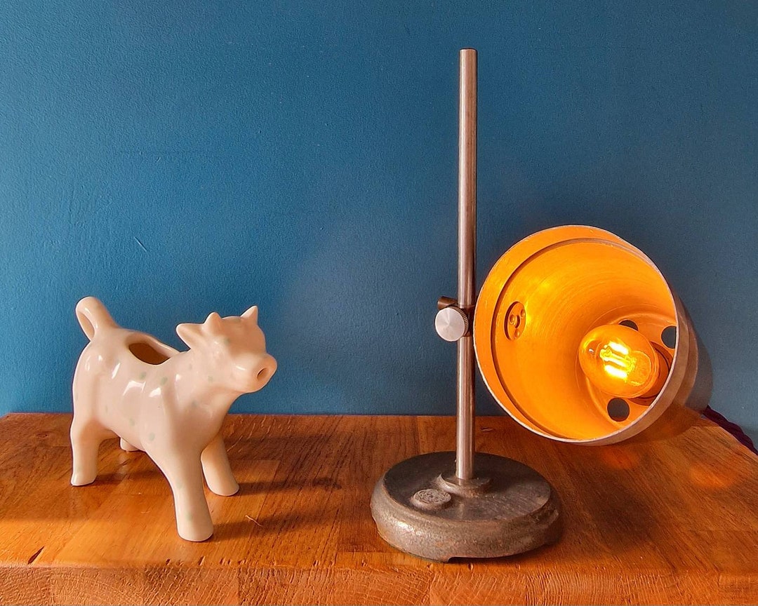 Mid-century C Baker Vintage Laboratory Lamp, Table Lamp, Home Office ...