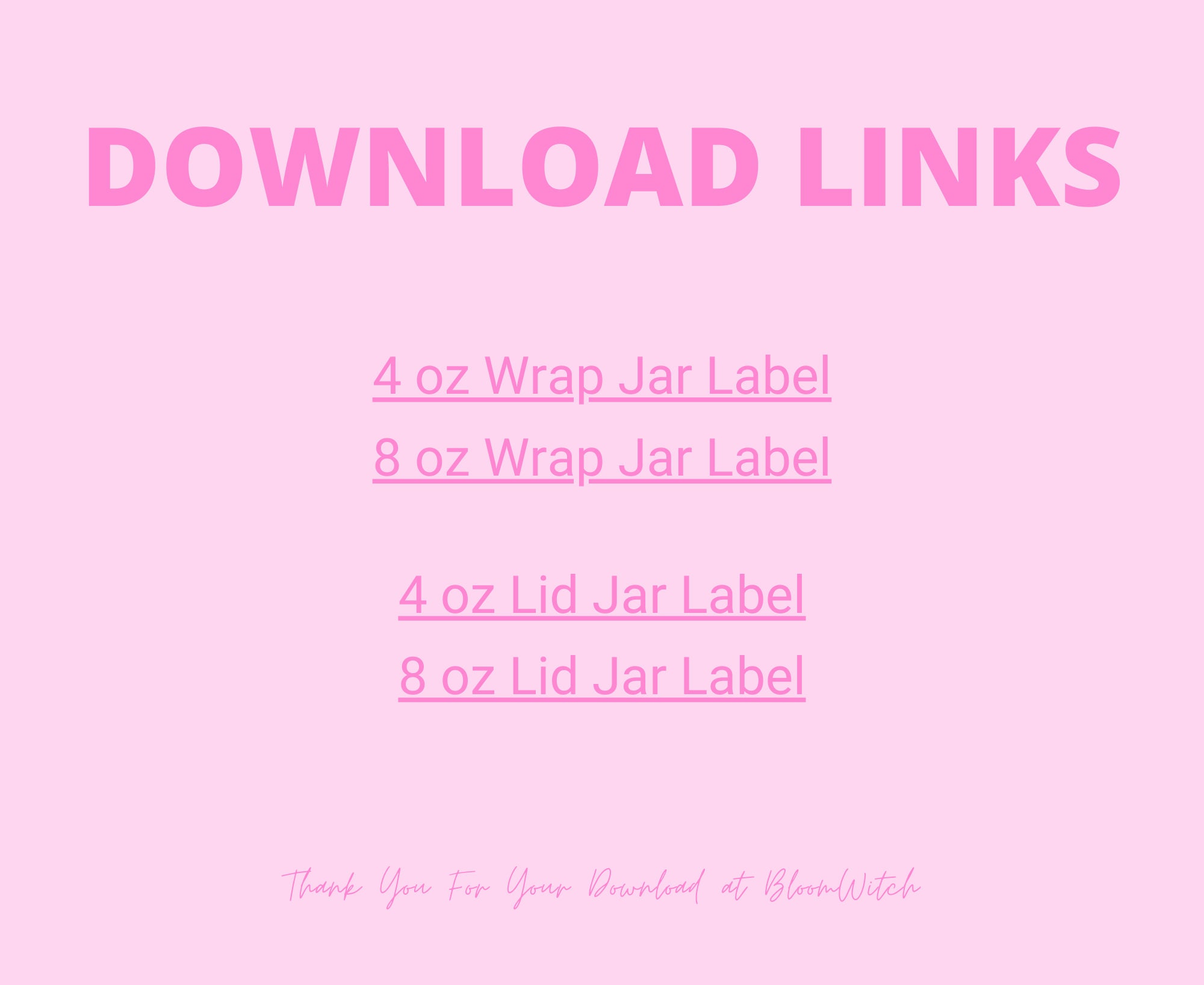 DIY Pink Cosmetic Label Template - Body Butter Labels,sugar Scrub,body ...