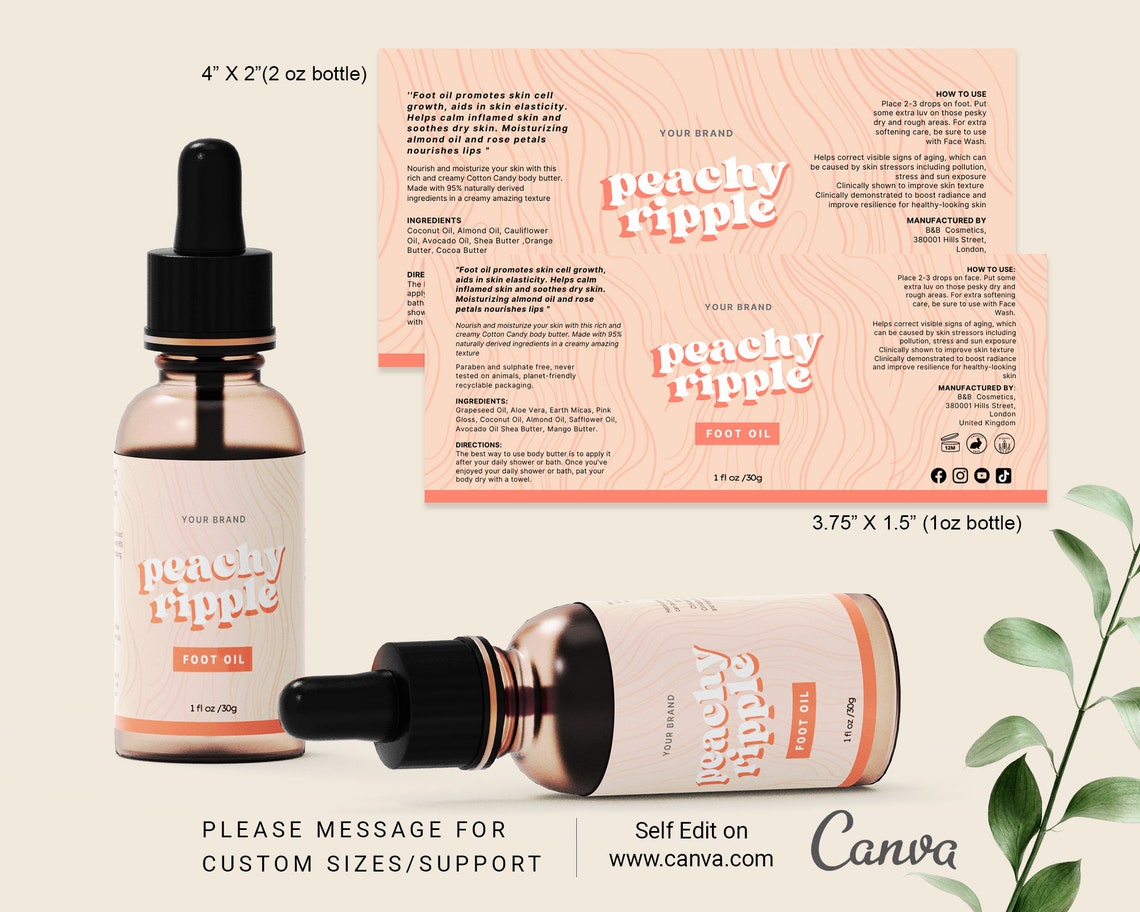 Editable Shea Butter Label Templates Whipped Shea Butter Labels Diy ...