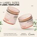 Editable Shea Butter Label Templates- Whipped Shea Butter Labels Diy ...