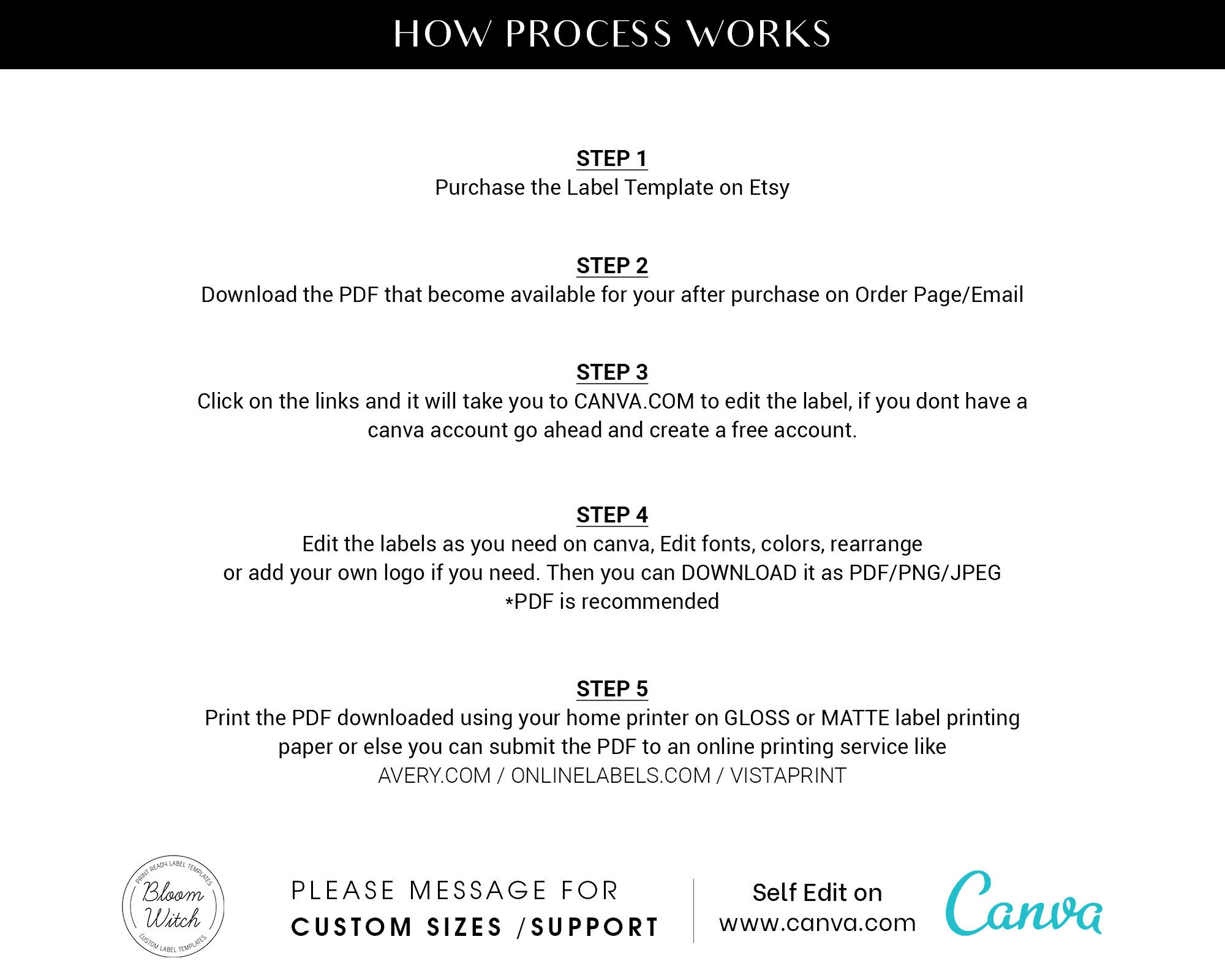 Editable Pink Label Template-body Butter Label, Sugar Scrub, Skincare ...