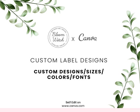 Custom Product Label Designs - Etsy