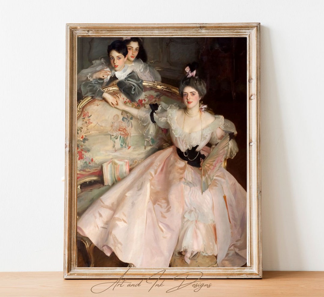 Victorian Era Portrait Painting for Digital Download | Royalcore ...