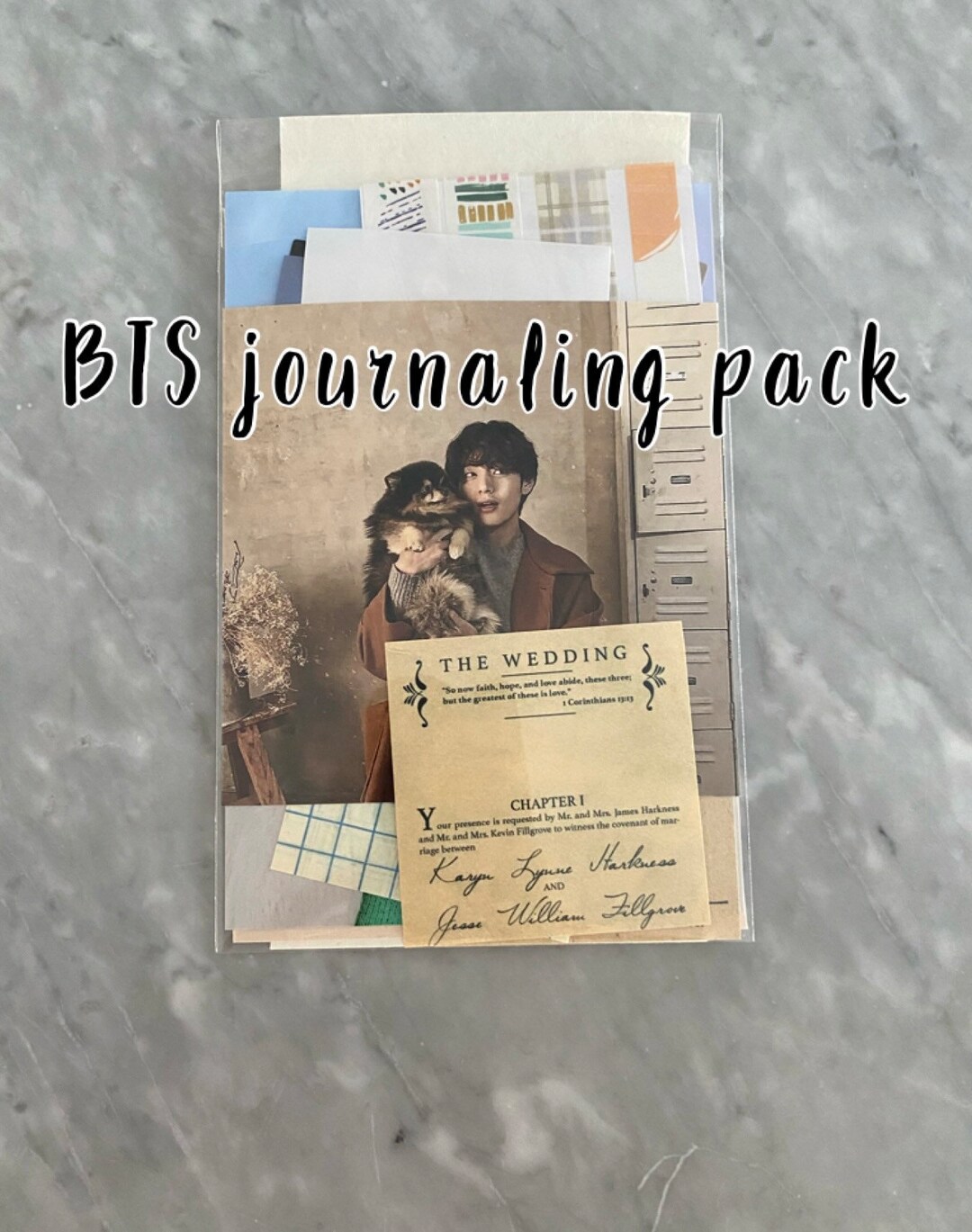 BTS Journal Kit/pack Aesthetic Art - Etsy
