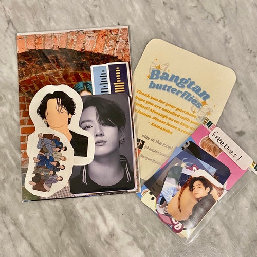 BTS Deluxe Bias Pack Photocards Prints Stickers Kpop - Etsy