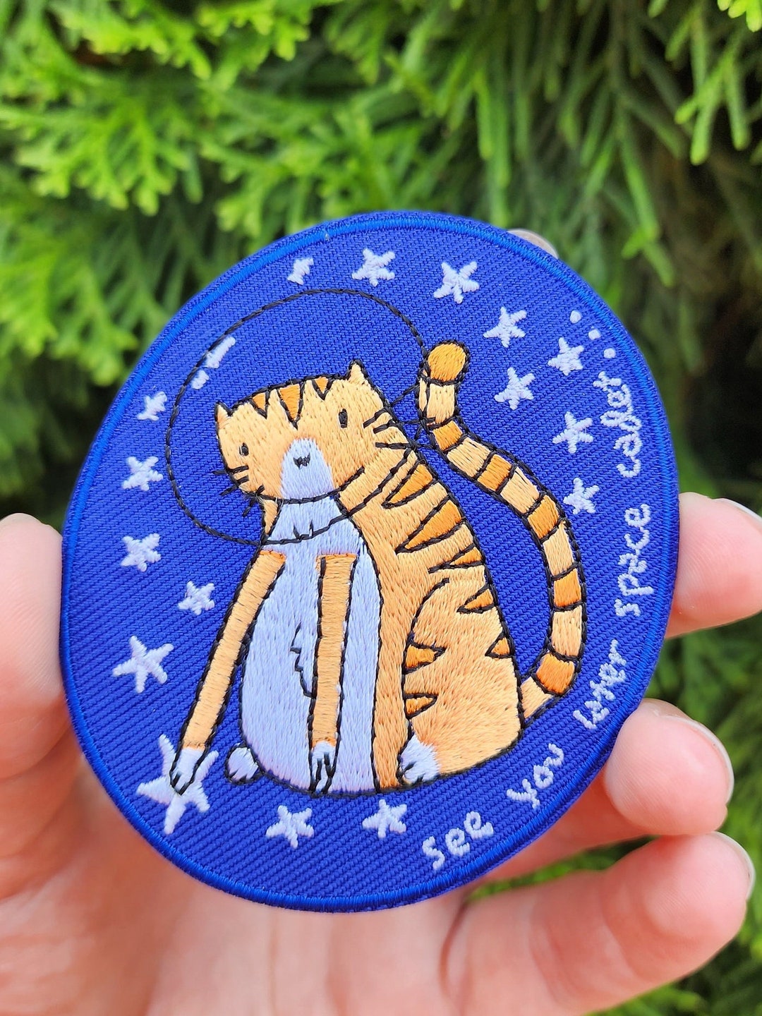See You Later Space Cadet Cat 3 Inch Iron on Patch - Etsy