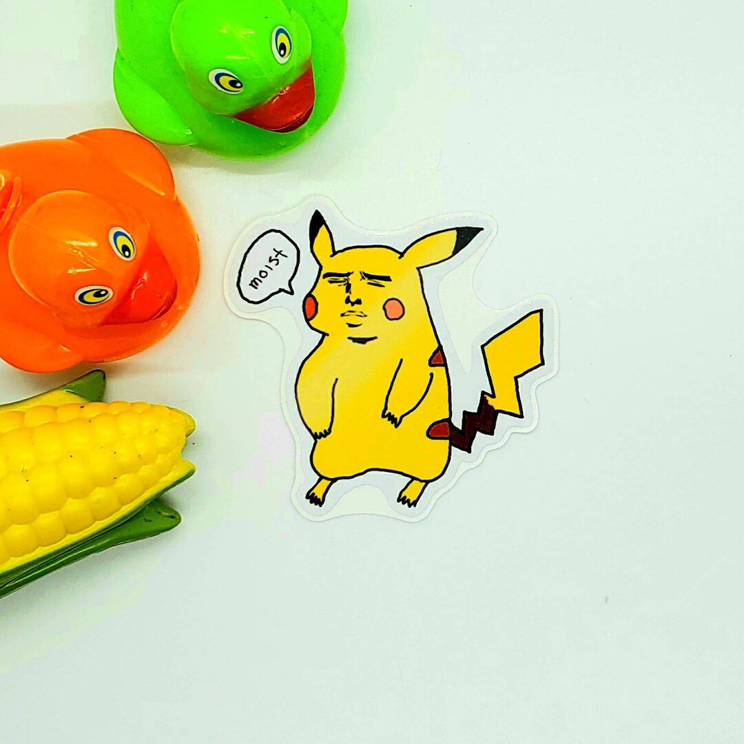 Cursed Electric Friend Moist Meme Vinyl Die-cut Sticker - Etsy