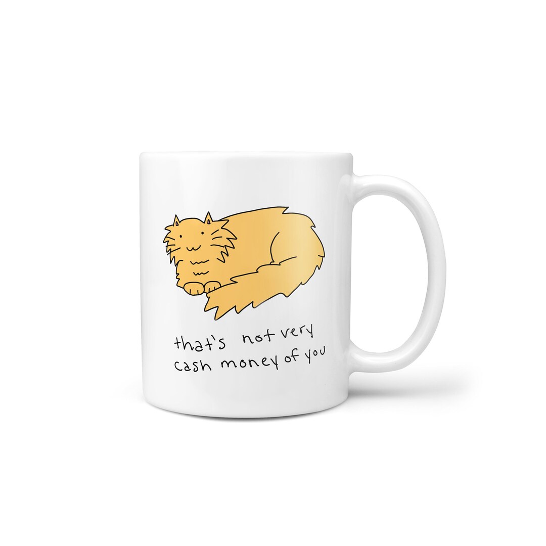 Not Very Cash Money of You Cat Meme Mug - Etsy