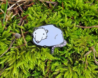 Screaming Opossum Enamel Pin Opossum Pin Possum Hard Enamel Pin Scream ...