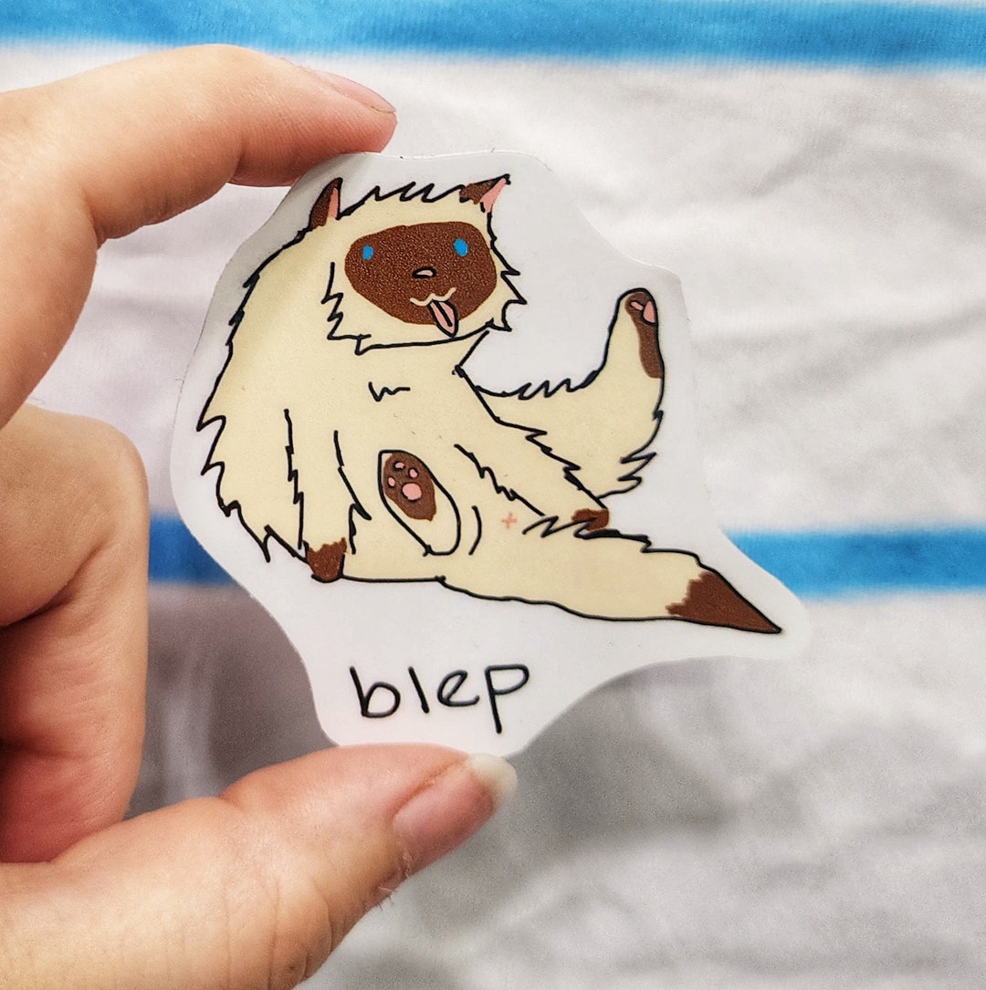 Blep Tongue Cat Meme Vinyl Die-cut Sticker - Etsy Australia