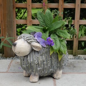 Sheep Lamb Planter Farmyard Animal Patio Sculptures Garden - Etsy