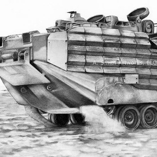 Amtrak AAV7 AAVP-7A1 LVTP-7 Amtrac USMC Marine Assault - Etsy