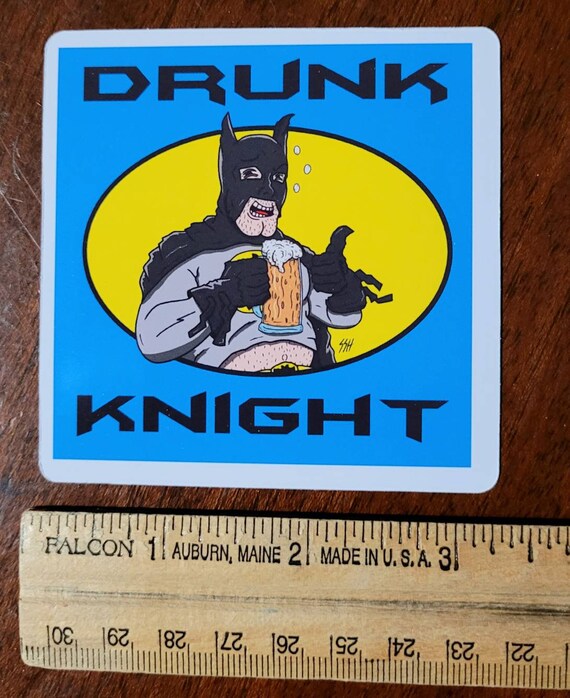 Batman Drinking Beer