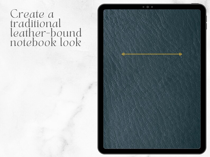 Leather Digital Notebook Covers for Goodnotes and Notability | Digital ...