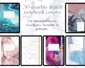 36 Minimalist Aesthetic Digital Notebook Covers for Goodnotes and ...