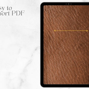 Leather Digital Notebook Covers for Goodnotes and Notability | Digital ...