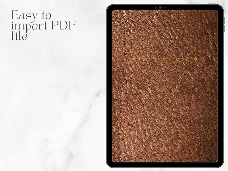 Leather Digital Notebook Covers for Goodnotes and Notability | Digital ...