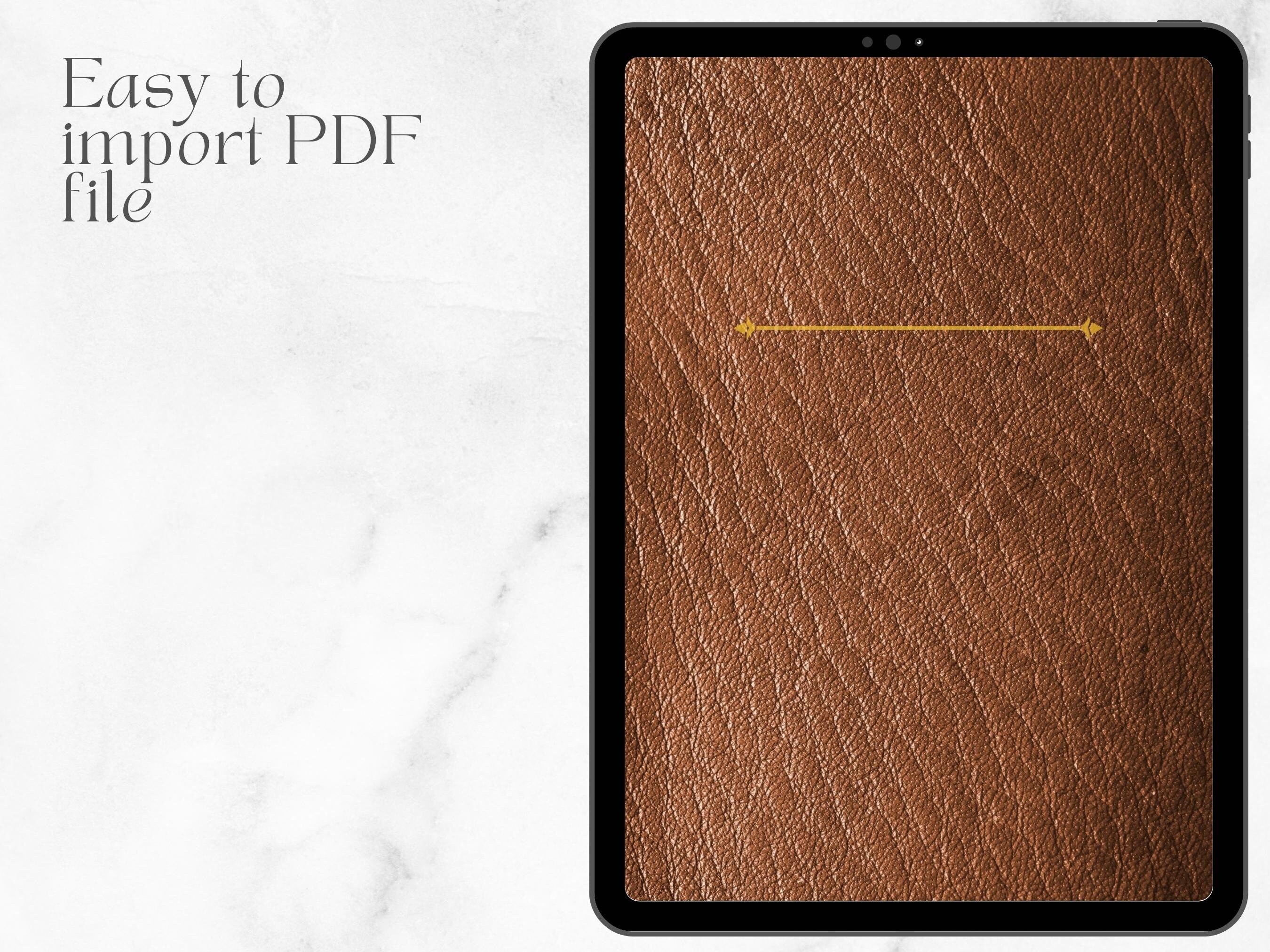 Leather Digital Notebook Covers for Goodnotes and Notability | Digital ...