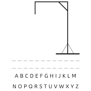Hangman Game SVG (PNG Eps Jpg Pdf Ai) - Interior Template, Game Board ...