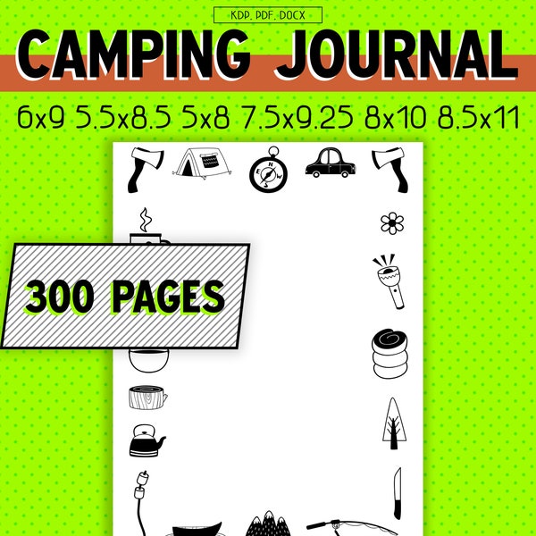 Camping Journal - Etsy