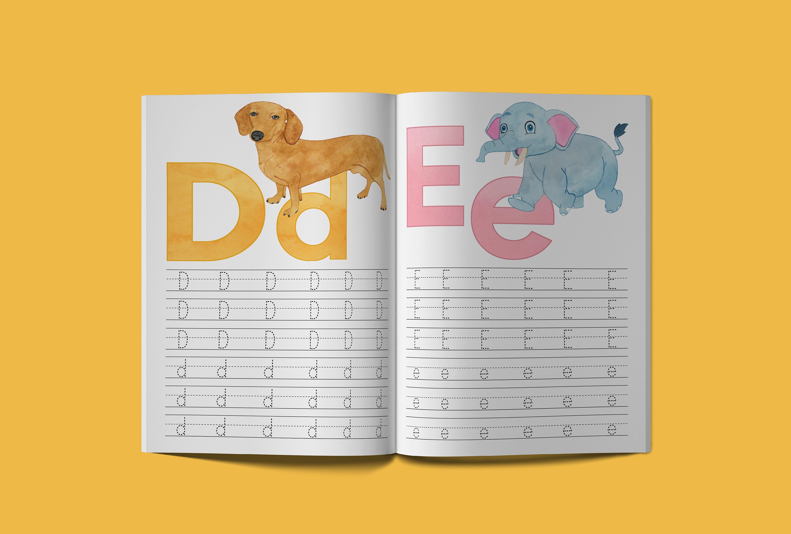 Animals Alphabet Tracing Letters Sheets for Kids A to Z 26, 104 Pages ...