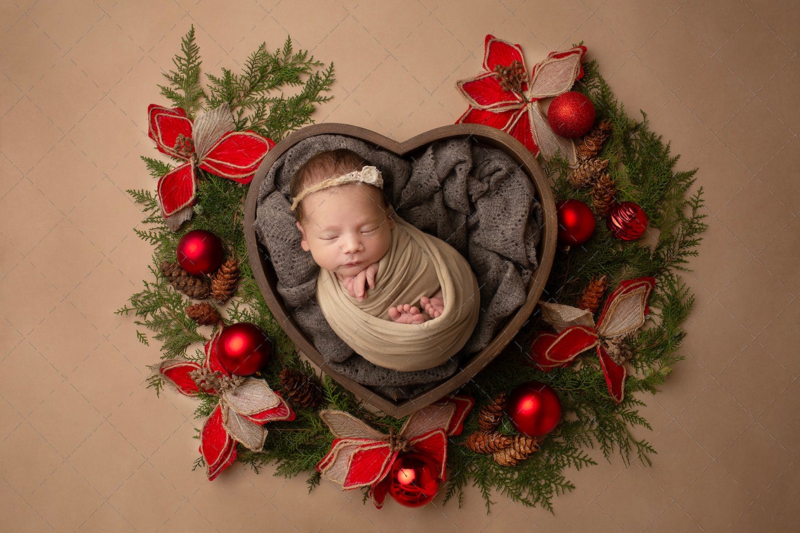 Christmas Newborn Digital Backdrop - Winter Photography,christmas ...