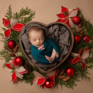 Christmas Newborn Digital Backdrop - Winter Photography,christmas ...