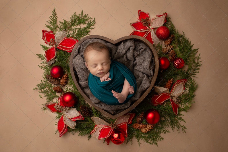 Christmas Newborn Digital Backdrop - Winter Photography,christmas ...