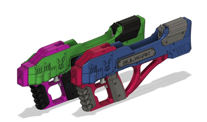 Bulwark Nerf Blaster Full Auto 'bullpup' Top Loading - Etsy