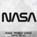 NASA 'worm' Logo - Vinyl Decal Sticker - Multiple Colors Available! - Etsy