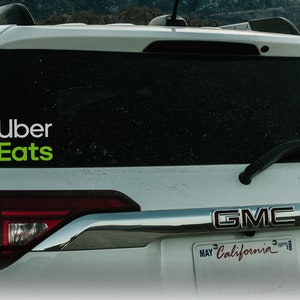 Uber Eats Logo Vinyl Decal Sticker Multiple Colors Available - Etsy