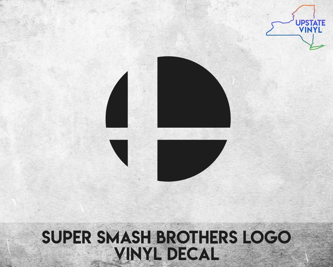 Super Smash Brothers Logo - Vinyl Decal - Multiple Colors Available! - Etsy