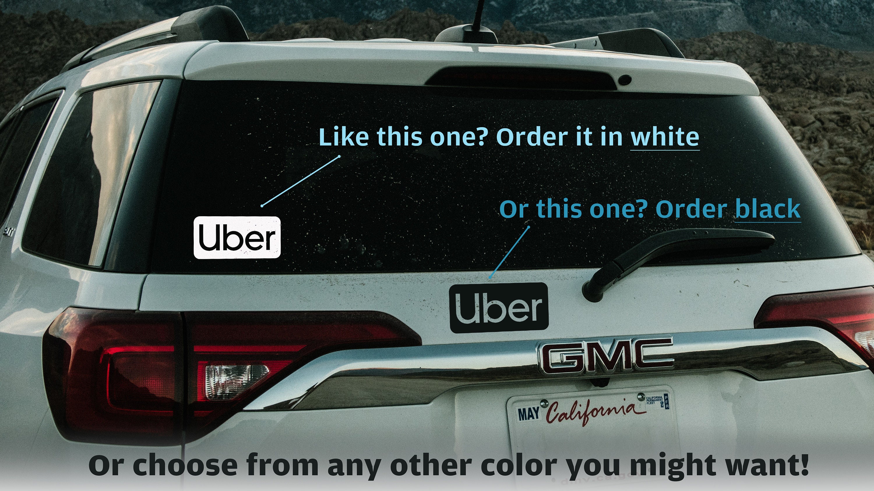 Uber cutout Logo Vinyl Decal Sticker Multiple - Etsy UK