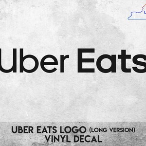 Uber Eats Logo long Version Vinyl Decal Sticker Multiple Colors ...