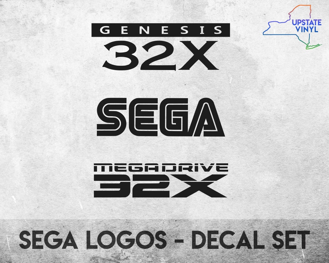 Sega Logo Set - Vinyl Decals - Multiple Colors Available! - Etsy