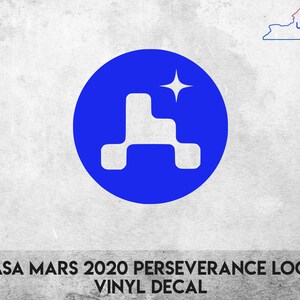 NASA Mars 2020 Perseverance Rover Logo - Vinyl Decal Sticker - Multiple ...