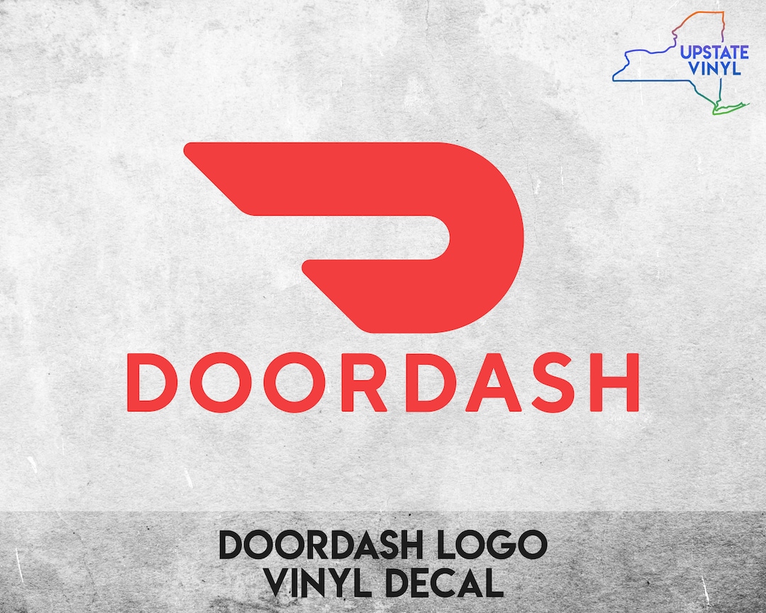 Doordash Logo - Vinyl Decal Sticker - Multiple Colors Available! - Etsy