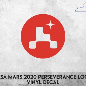 NASA Mars 2020 Perseverance Rover Logo - Vinyl Decal Sticker - Multiple ...